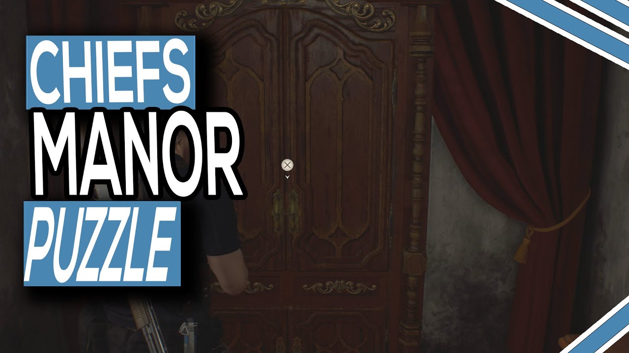Resident Evil 4 Remake Village Chiefs Manor Puzzle Guide - YouTube