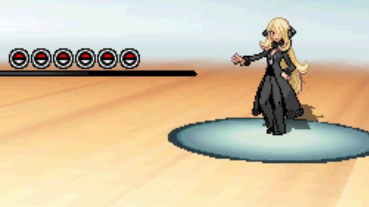 Pokemon black 2 - Vs Trainer Cynthia (Challenge Mode Set Mode) - YouTube