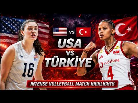 USA vs Turkiye Epic Volleyball Highlights | Women's VNL 2026