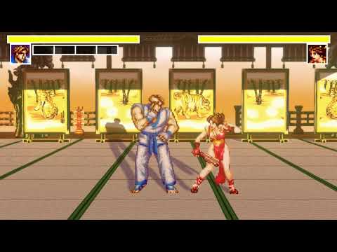 Fatal fury 2  Mai dominates her opponent reverse ryona