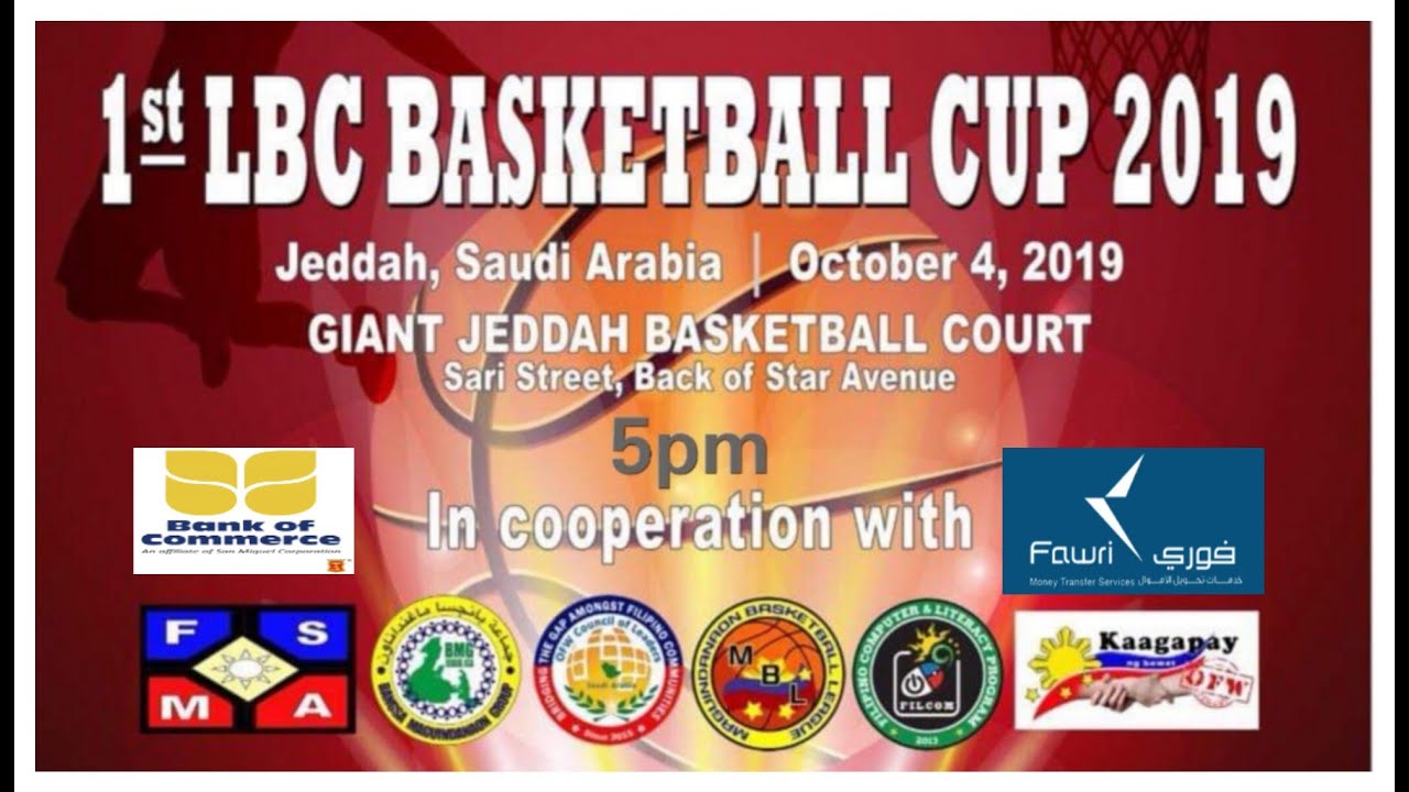 #SONNIETV : 1st LBC BASKETBALL CUP | FILIPINO EVENT | JEDDAH SAUDI ...