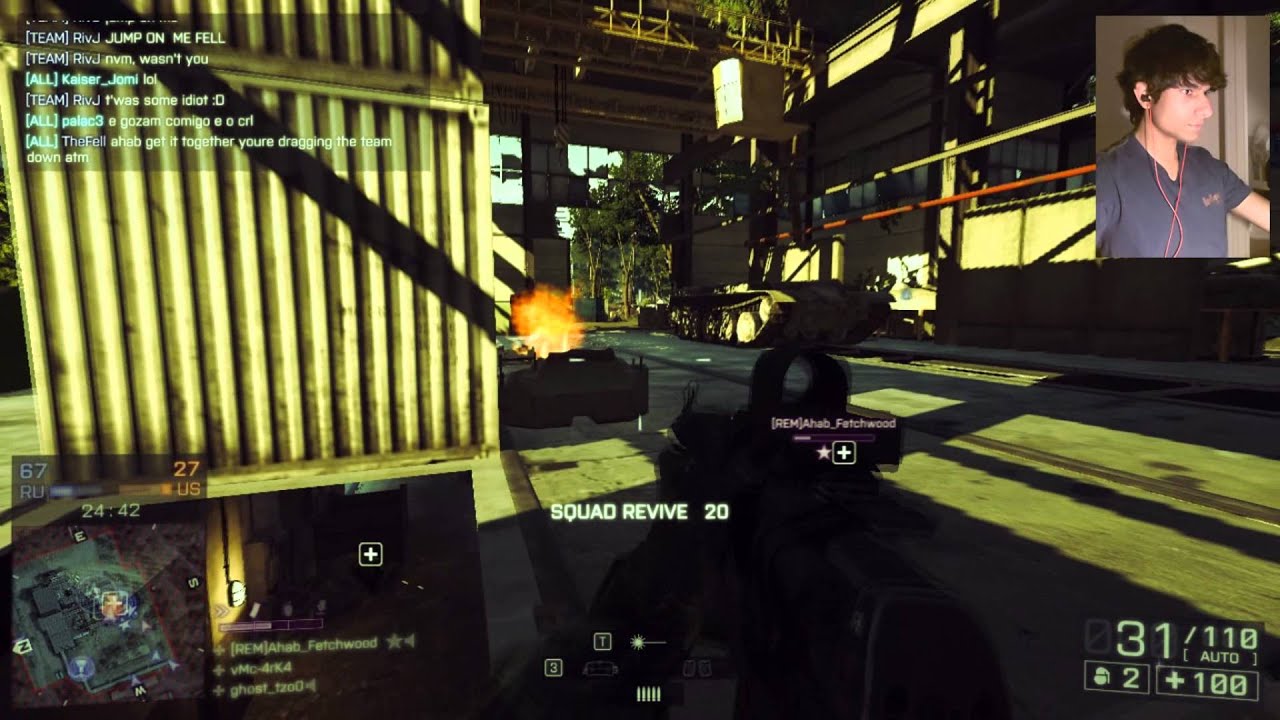 4rK4 | Battlefield 4 | FaceCam | Zavod 311 TDM | 31 - 8 | Aek-971 - YouTube