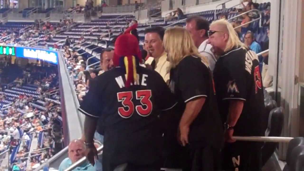 WWF Craig DeGeorge with Legends of Wrestling at Marlins Park Aug 2013 ...