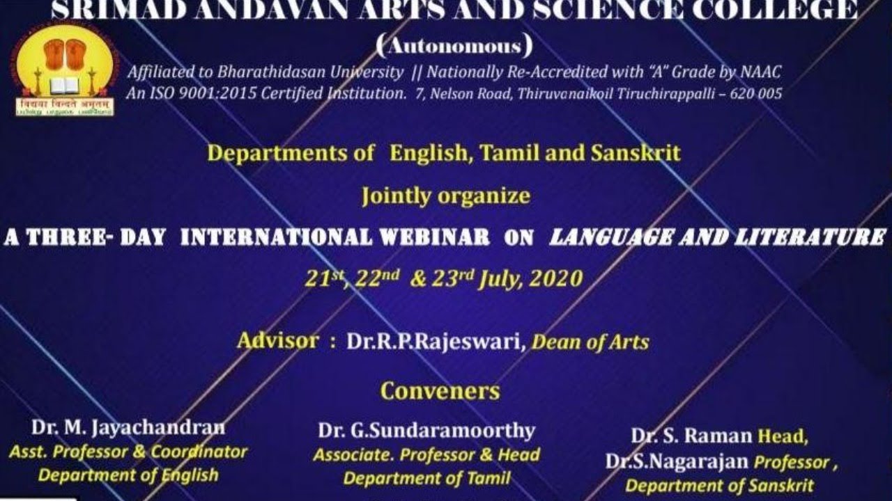 Session 1 | 1.30 pm - 2.30 pm | Introduction to Ecolinguistics | Dr ...