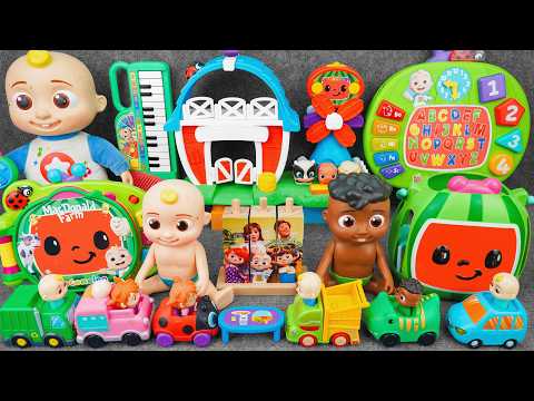 95 Minutes COCOMELON Collection Unboxing - Satisfying Unboxing Family Beach Time Fun Playset (ASMR)
