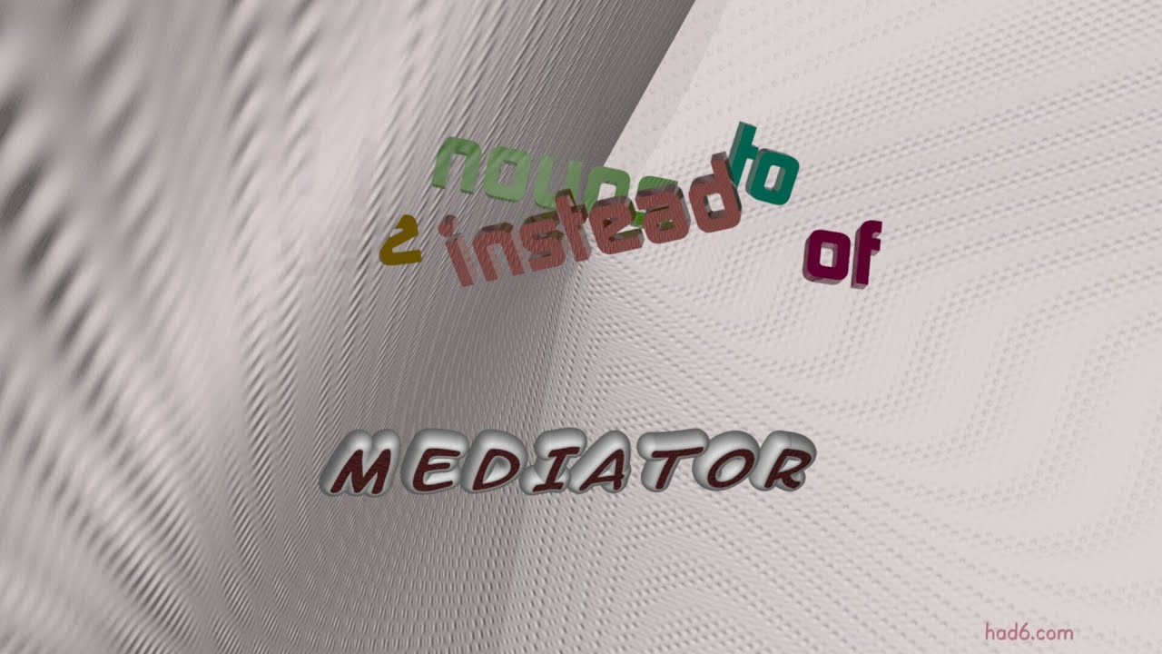 mediator - 13 nouns synonym of mediator (sentence examples) - YouTube