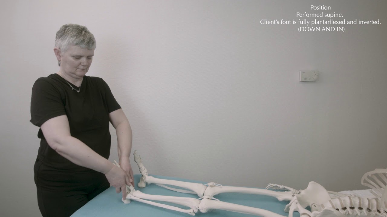 Muscle Testing - Tibialis posterior - YouTube