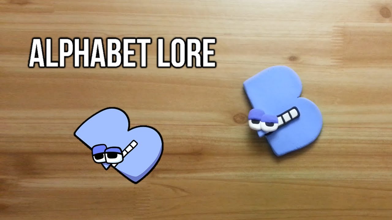 B | Alphabet Lore clay cracking making 알파벳 로어 B 클레이로 만들기 - YouTube