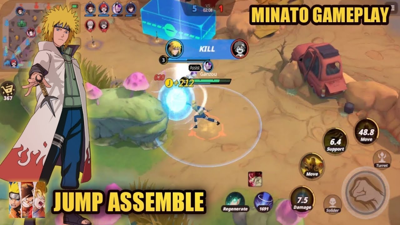 Jump Assemble - Minato Gameplay - YouTube