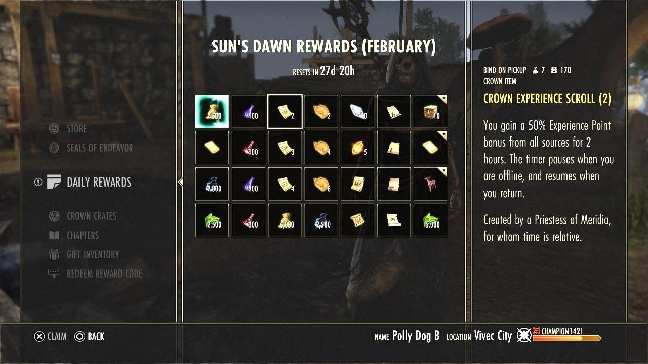 ESO February 2023 Login rewards Fawn - YouTube