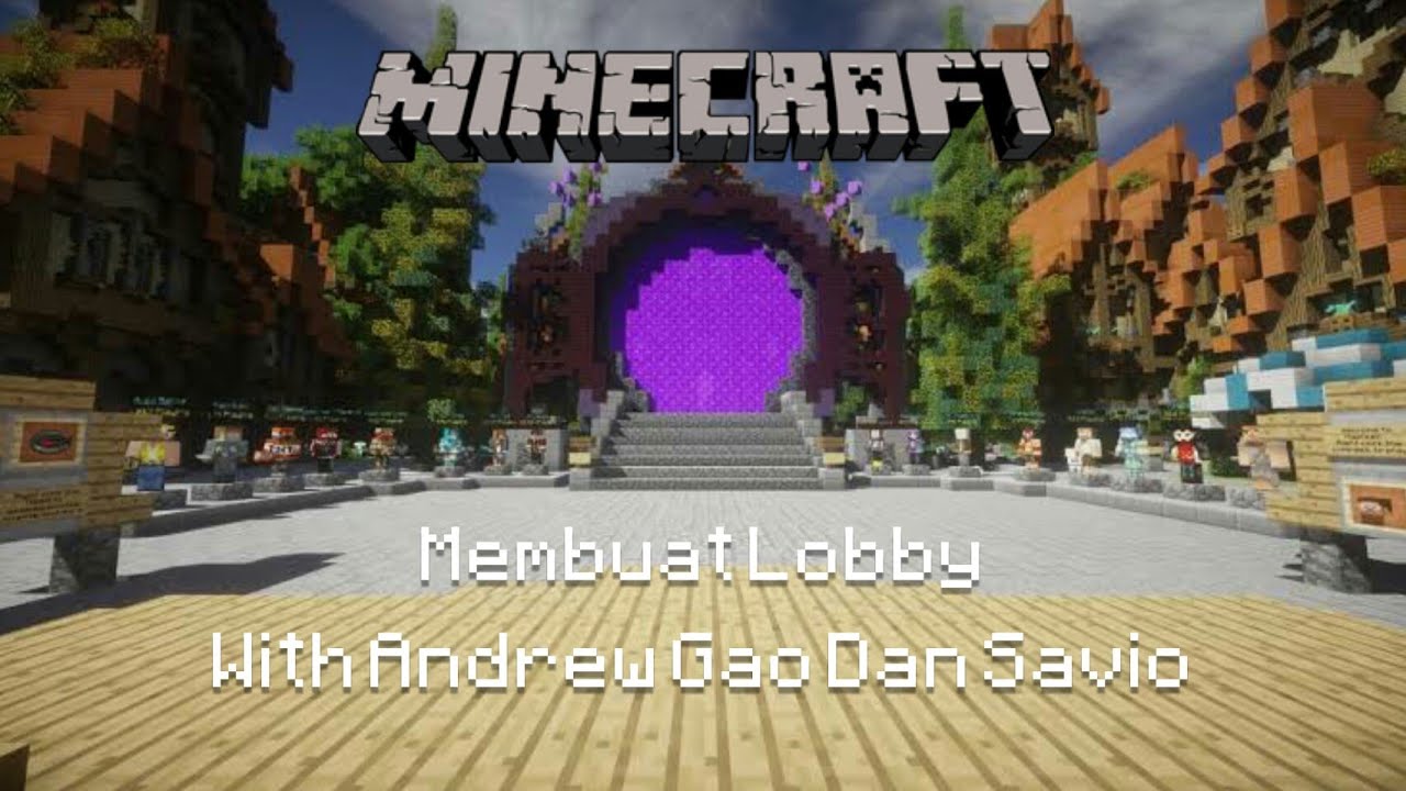 DESIGN LOBBY SERVER - MINECRAFT - YouTube