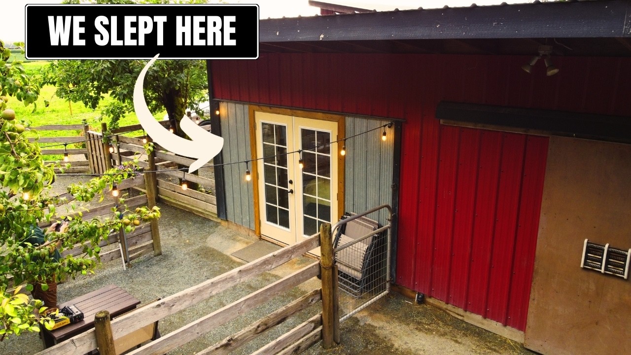 Our Unique Airbnb Stay In A Cozy Horse Barn. ASMR - YouTube