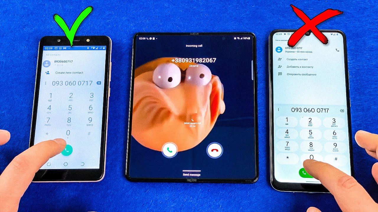 Who Faster Call Nokia G31 vs Tecno POP3 Calling to Z Fold 3 Ougoing ...