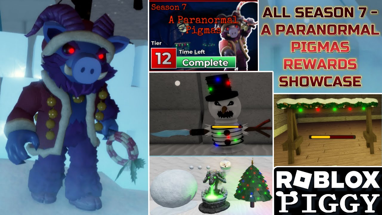Roblox | All SEASON 7 - A PARANORMAL PIGMAS/CHRISTMAS 2024 SEASON ...