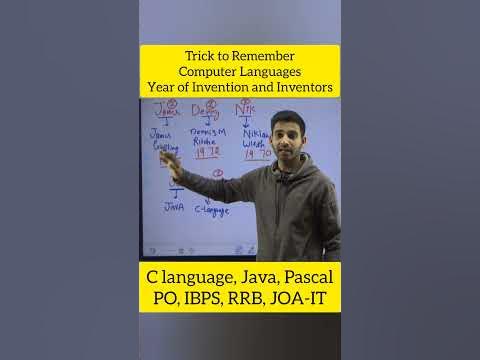 Easy to Short trick to remember computer Languages, inventors and year ...