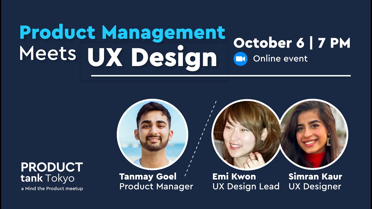 Product Management meets UX Design, ProductTank Tokyo - YouTube