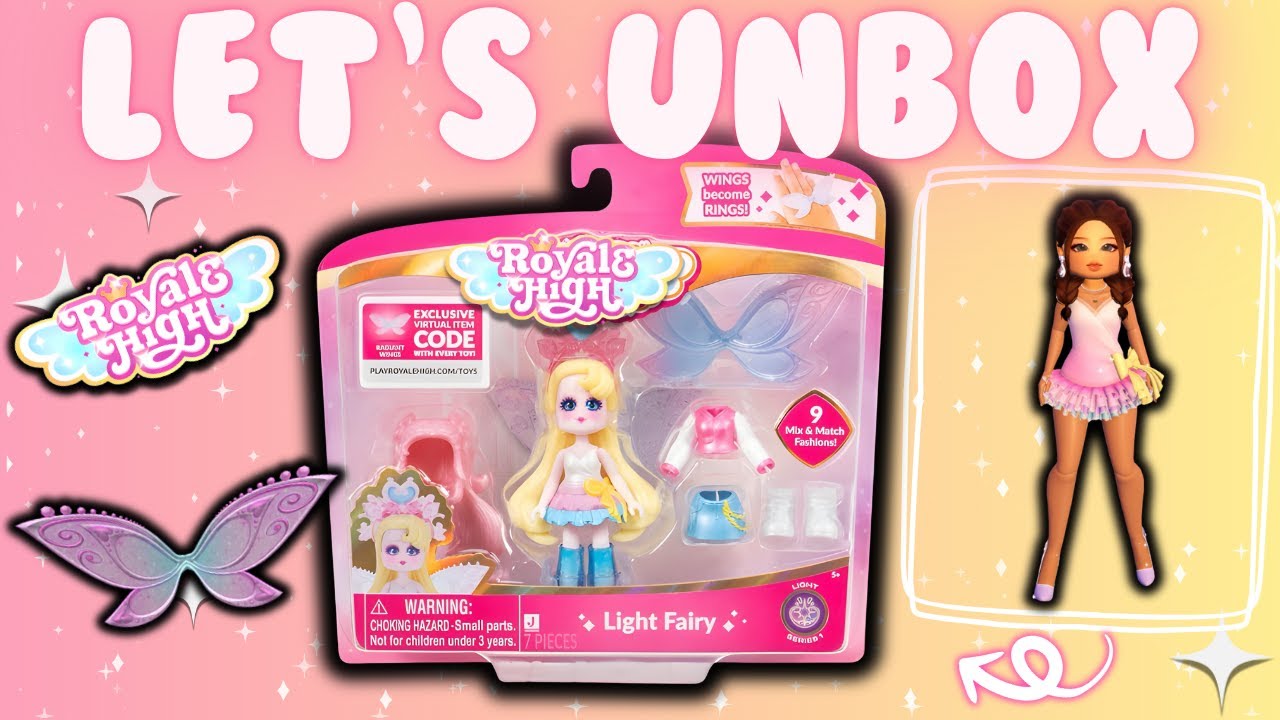 Light Fairy - Prom Queen Dress - Wings - Toy Unboxing - Royale High ...