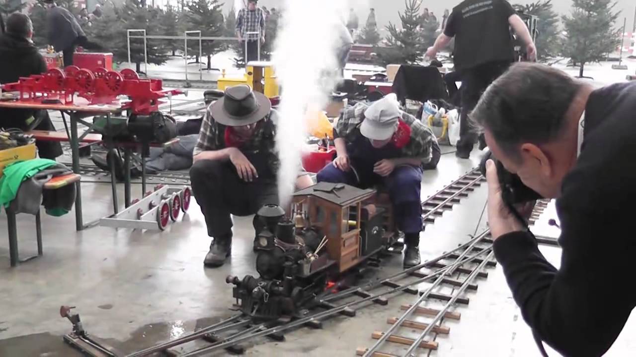 Teil 4 Echtdampf-Hallentreffen Karlsruhe 2013 Verschiebebahnhof und ...