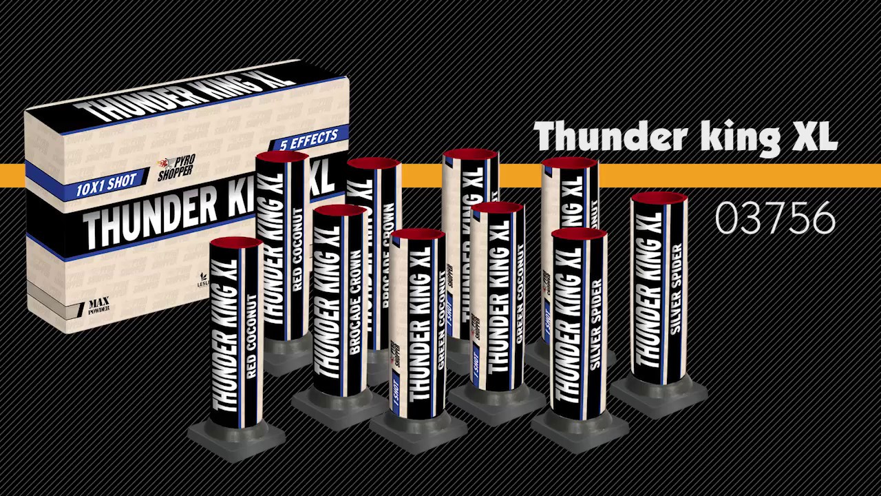 03756 - Thunder king XL - Pyro Shopper - Lesli Vuurwerk - YouTube