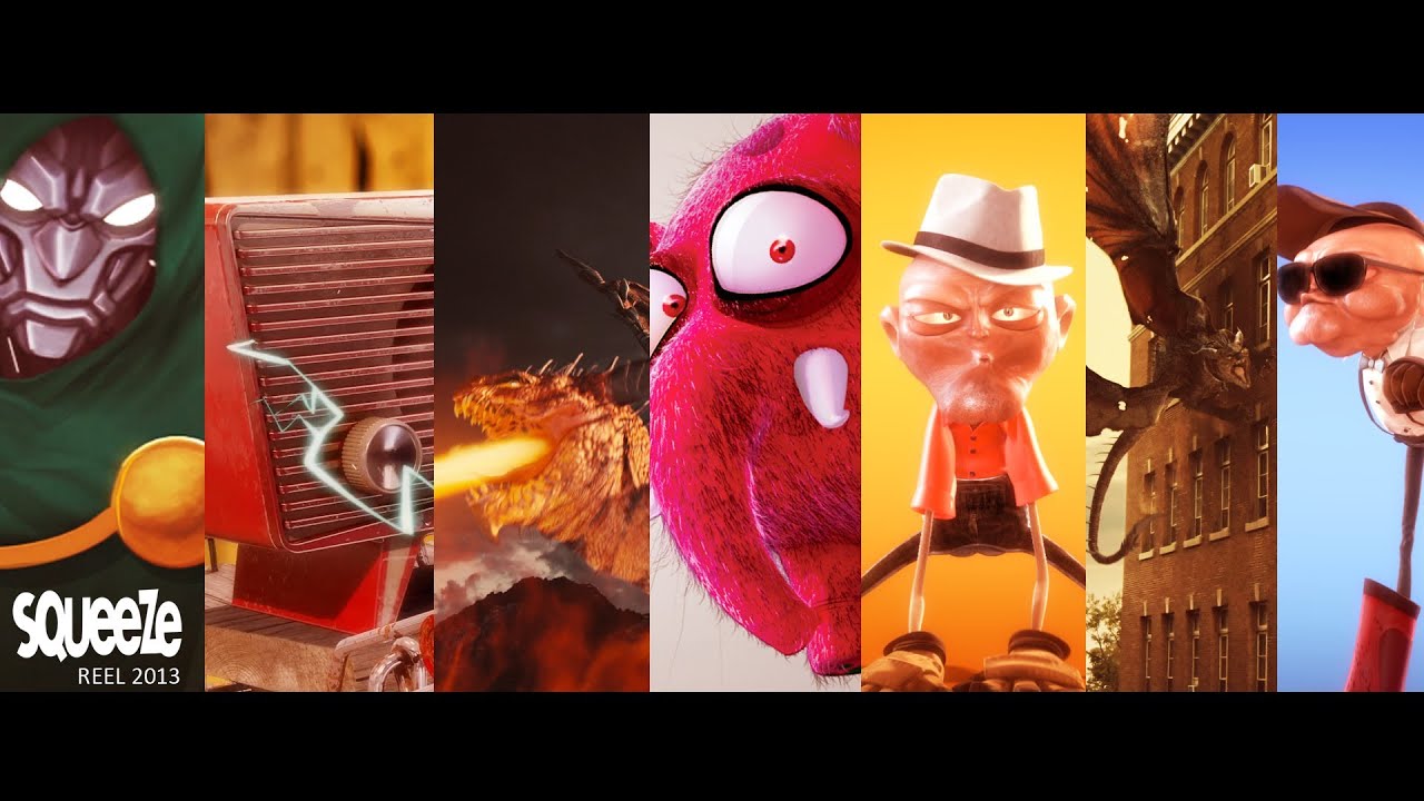 Squeeze Studio ShowReel 2013 - YouTube
