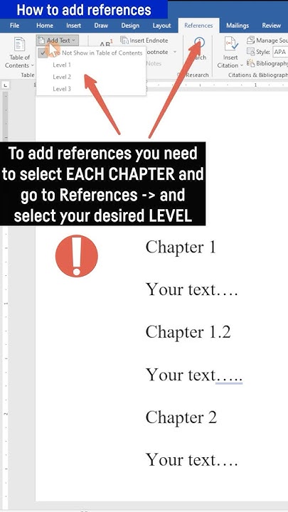 how to add references in word in just a few seconds #references # ...