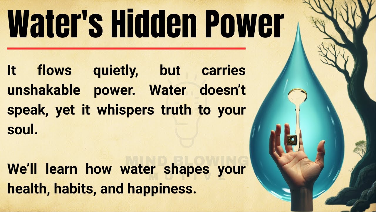 The Secret of Water Power 💧 | Hidden Energy That Can Heal Your Mind ...