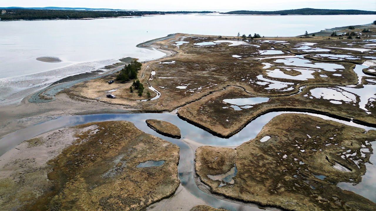 Nature's Artistic Masterpiece with Amazing Salt Marsh, Gravel Beach and ...