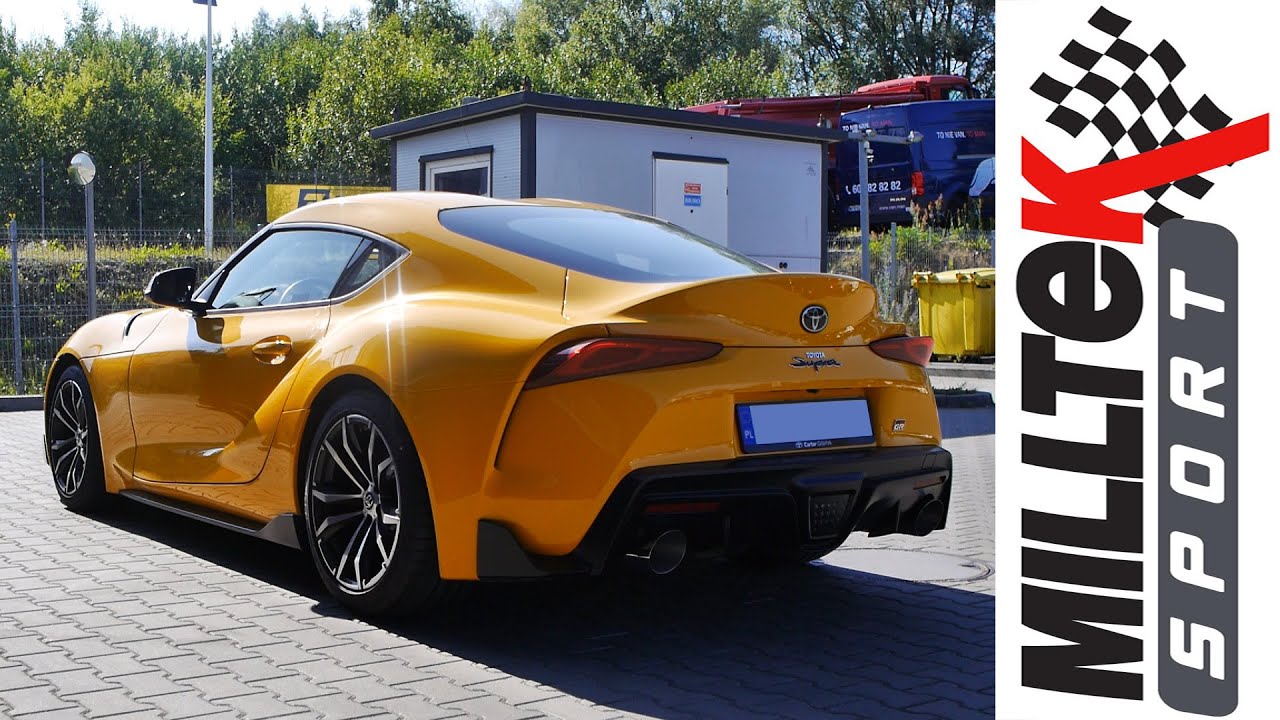 Toyota GR Supra 2.0 | Wydech Milltek Sport Cat-back | Wydechowe.pl ...