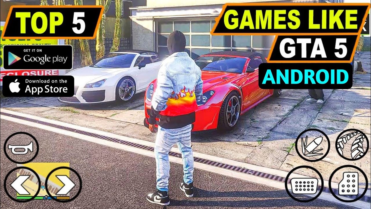 TOP 5 GTA 5 GAMES FOR ANDROID |BEST ANDROID GAMES LIKE GTA 5 - YouTube