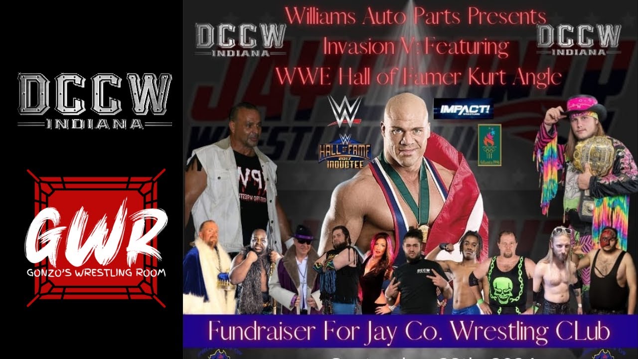 DCCW INVASION V FEATURING WWE HALL OF FAMER KURT ANGLE - YouTube