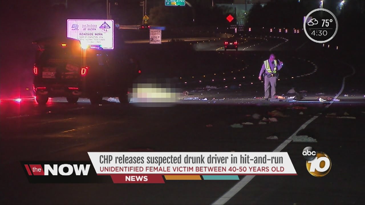 CHP releases suspected drunk driver in hit-and-run crash - YouTube