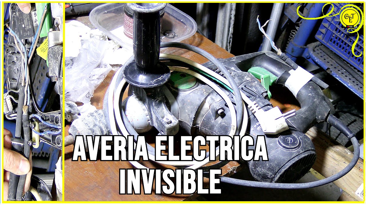 Taladro martillo percutor con avería eléctrica invisible - YouTube