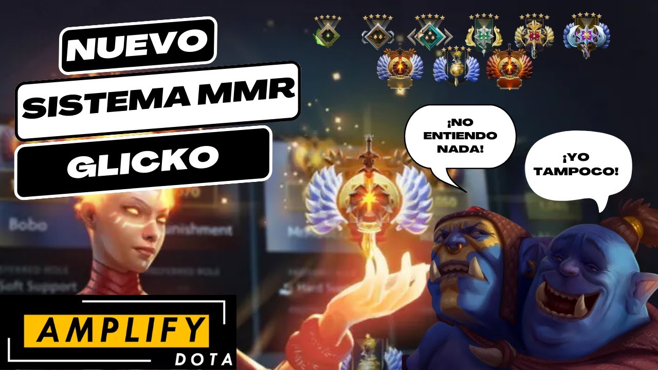 ¿CÓMO FUNCIONA GLICKO, Nuevo Sistema de MMR? Parche 7.33b - AMPlify - Dota 2 - Español - YouTube