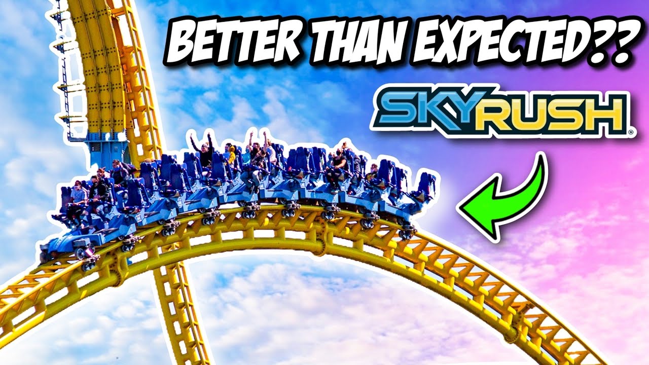 How The NEW SkyRush Restraints Feel & Ride! | HersheyPark 2024 - YouTube
