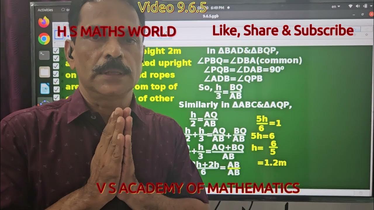 Class 9 Chapter 6 Video 9.6.5 - YouTube