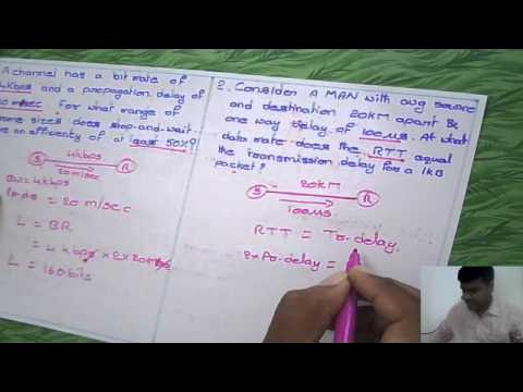 Computer Networks: Numerical on Stop & Wait Protocol- 2 - YouTube