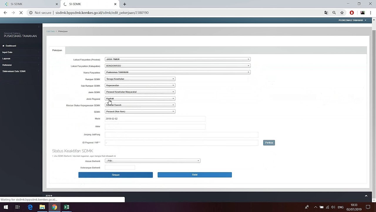 Cara Edit Data Tenaga di SISDMK (Sistem Informasi SDMK) - YouTube