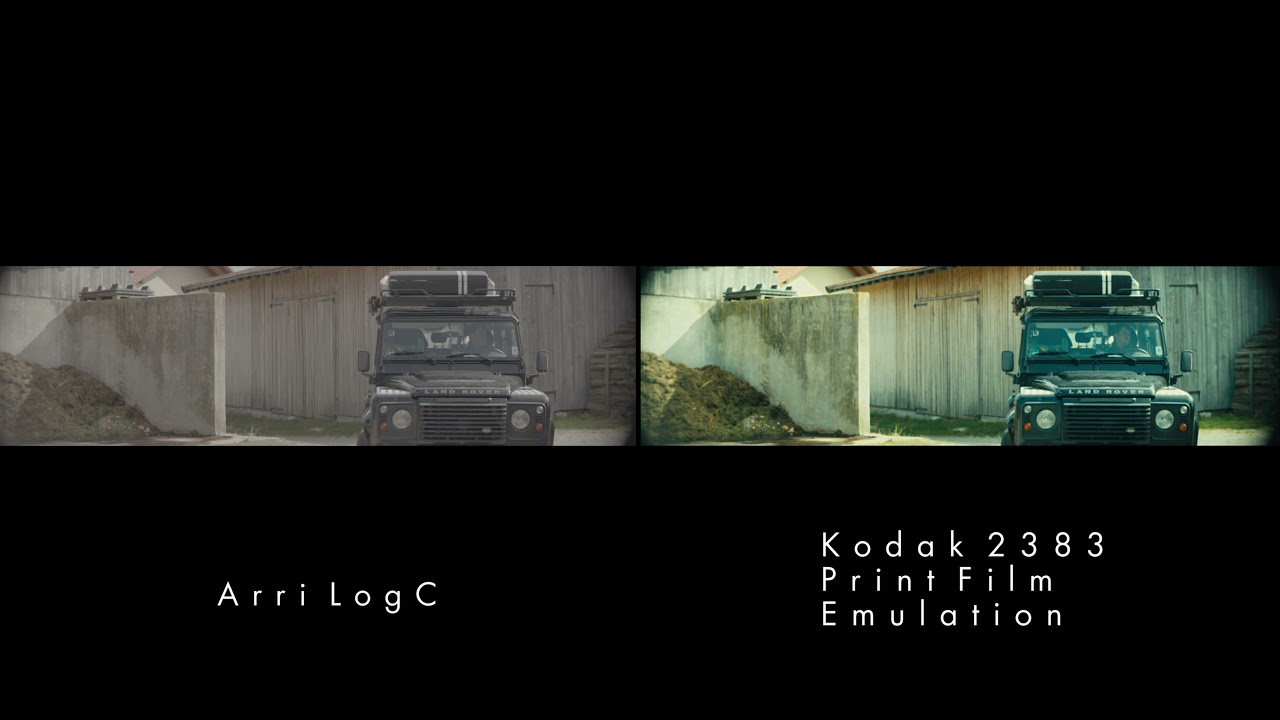 Kodak 2383 Print Film Emulation - YouTube