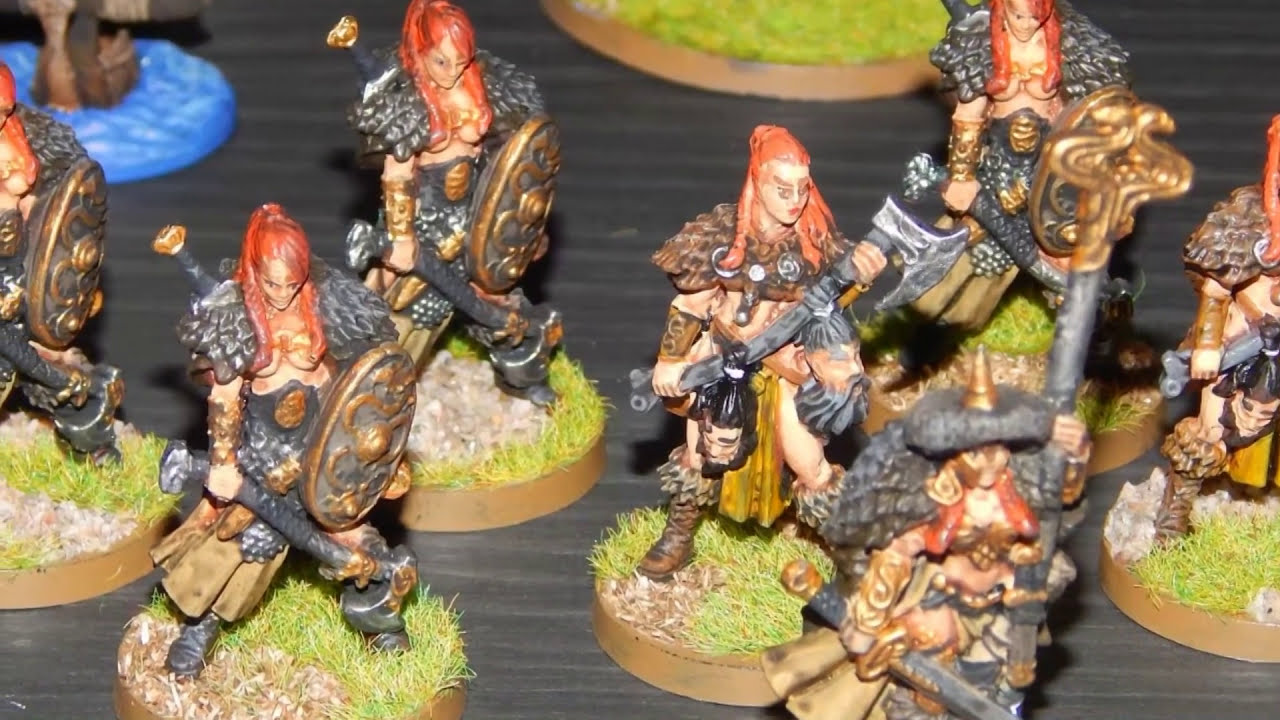 Blood Rage miniatures painting by Jocinetu - YouTube