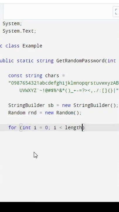 Password Generator in CSharp | Get Unhackable Passwords 🔥 - YouTube
