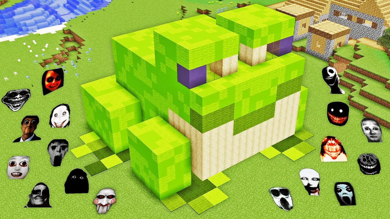 SURVIVAL GIANT FROG BASE JEFF THE KILLER and SCARY NEXTBOTS in ...