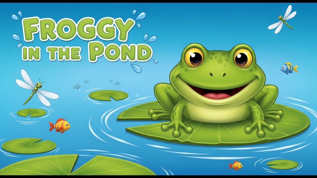 Froggy in the Pond Rhymes for Kid's Zone #kidsvideo #rhymes # ...