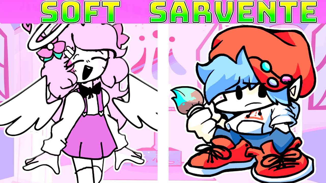Friday Night Funkin' VS Soft Sarv ( Sarvente's Mid-fight Masses Bot ...