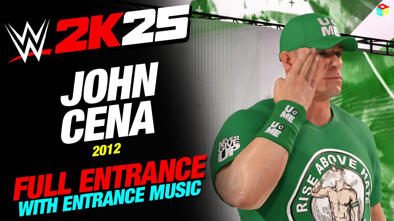 JOHN CENA 12 WWE 2K25 ENTRANCE - #WWE2K25 JOHN CENA 12 ENTRANCE WITH MUSIC - YouTube