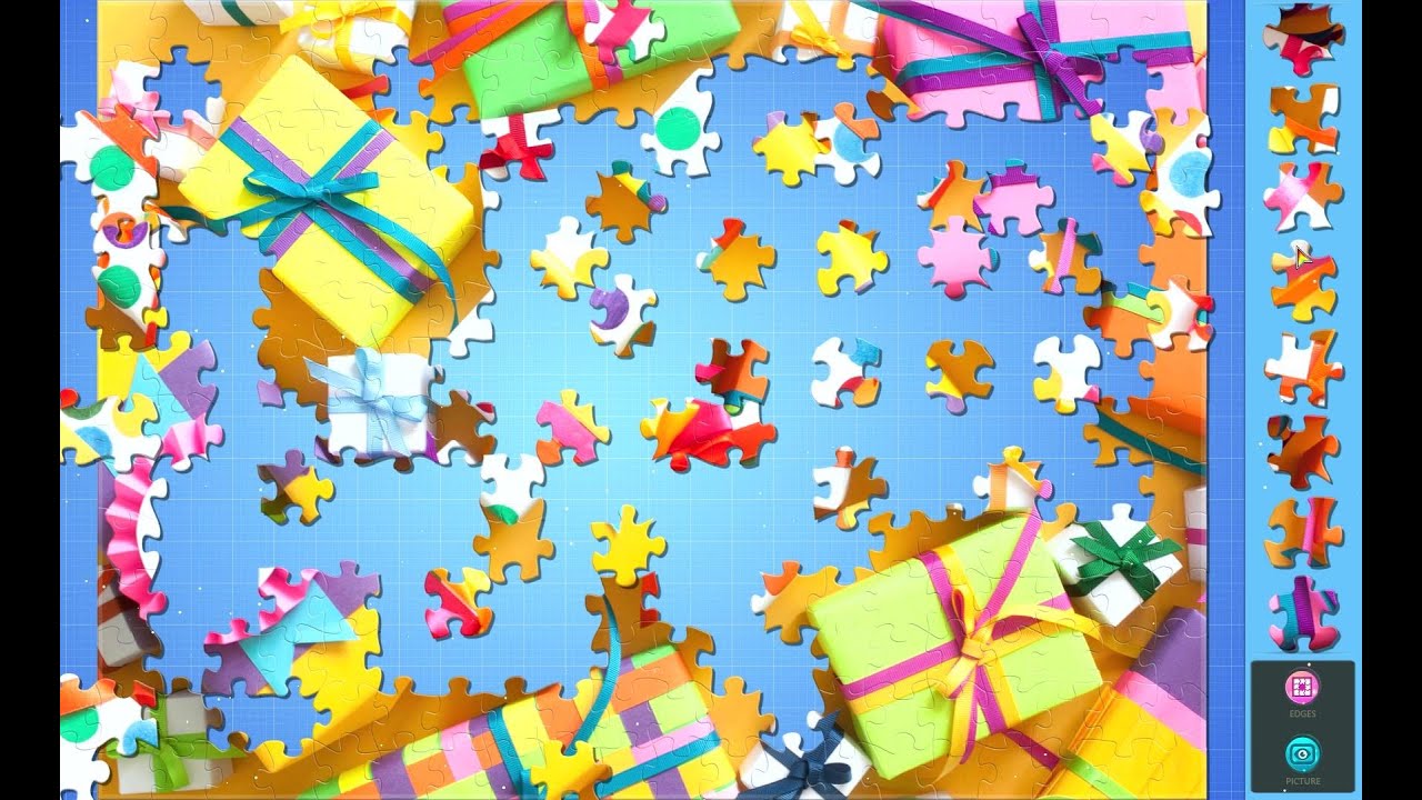Solving Magic Jigsaw Puzzles 77 (280 pcs) Presents - YouTube