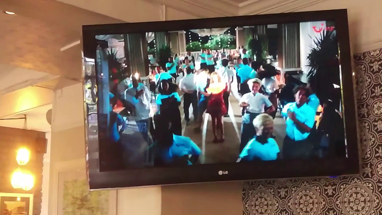 Me filming the TUI advert and then the LV= advert came on TV - YouTube