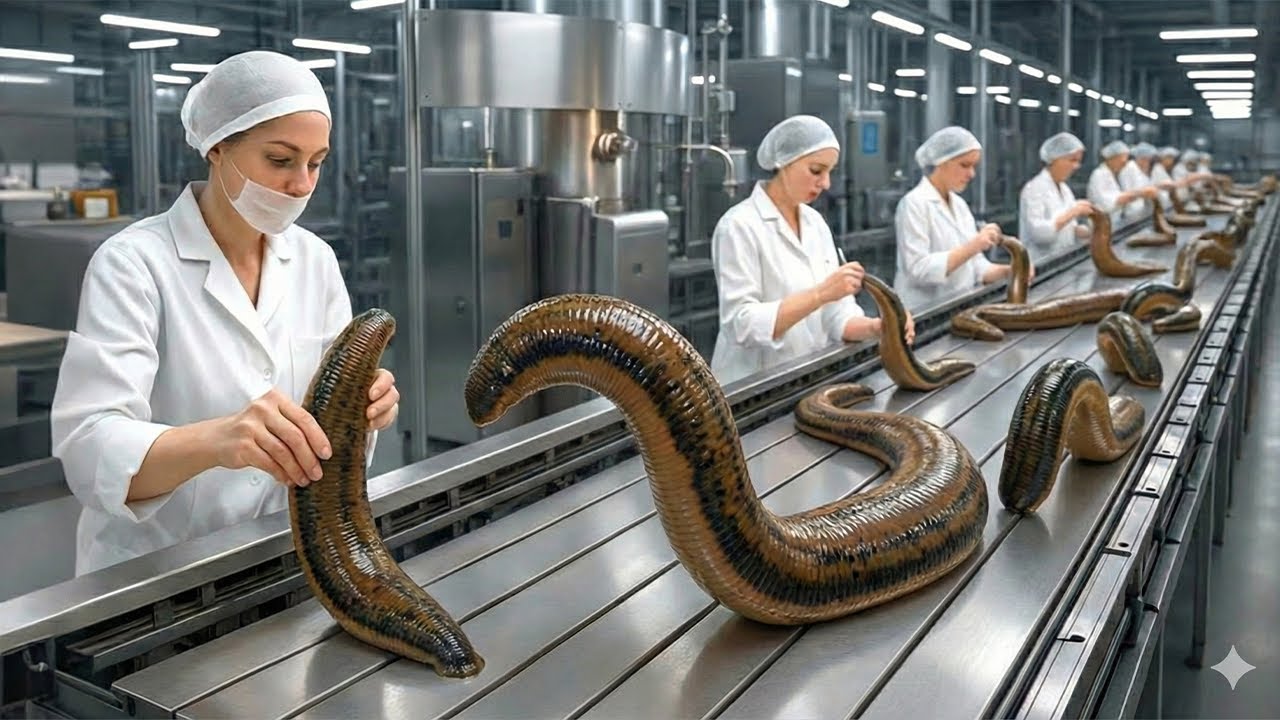 Inside a Modern Dried Leech Factory: From Live Leeches to Dried ...