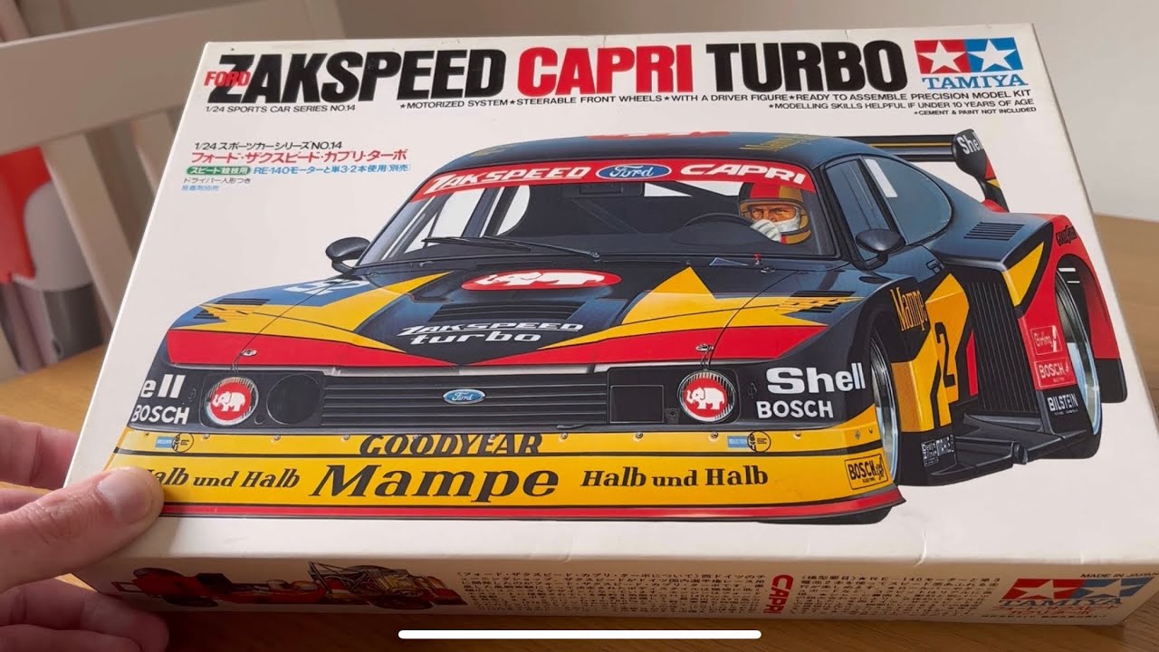 Finished! Ford zakspeed capri turbo tamiya 1/24 model is finally done ...