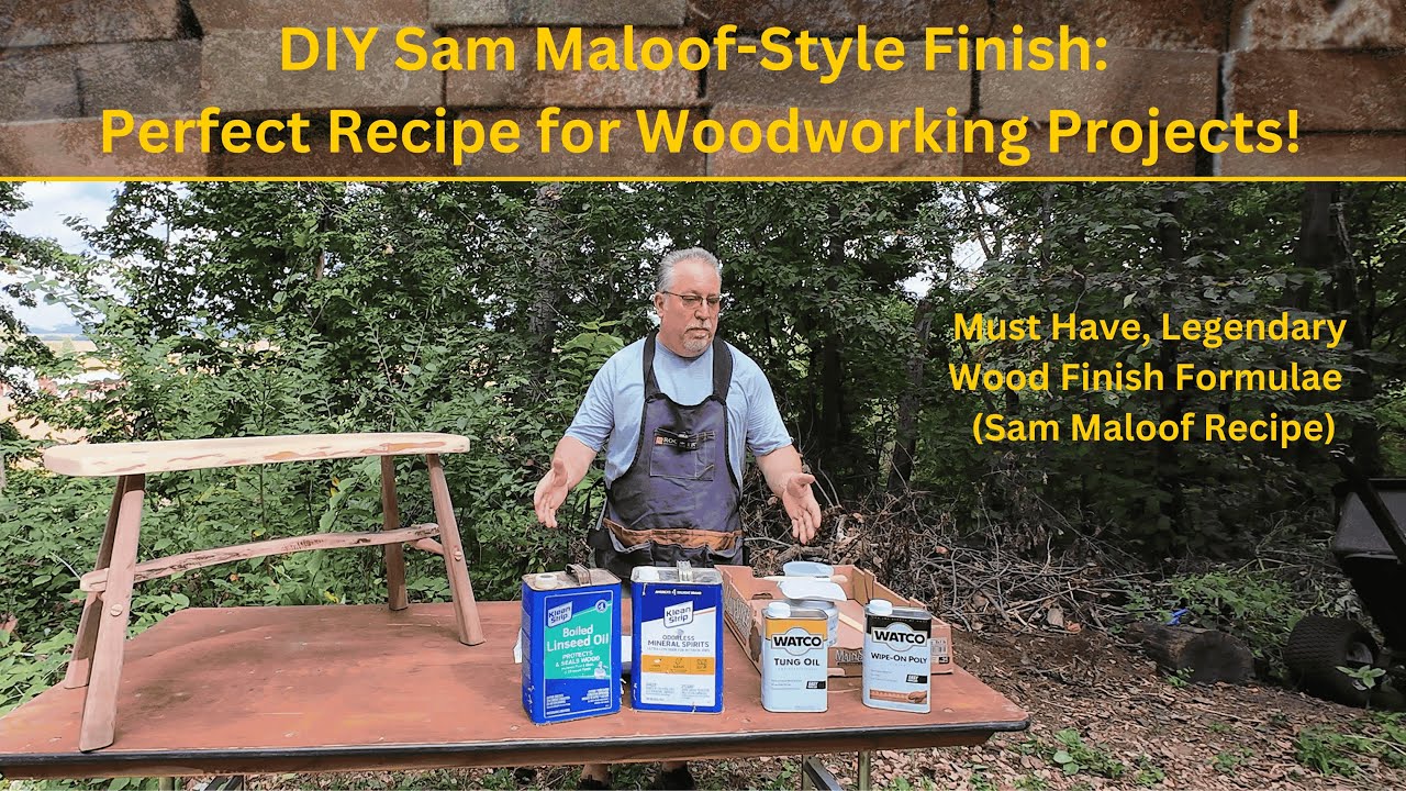 DIY Sam Maloof-Style Finish: Perfect Recipe for Woodworking Projects ...