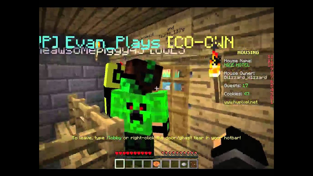 Hypixel housing #1 - YouTube